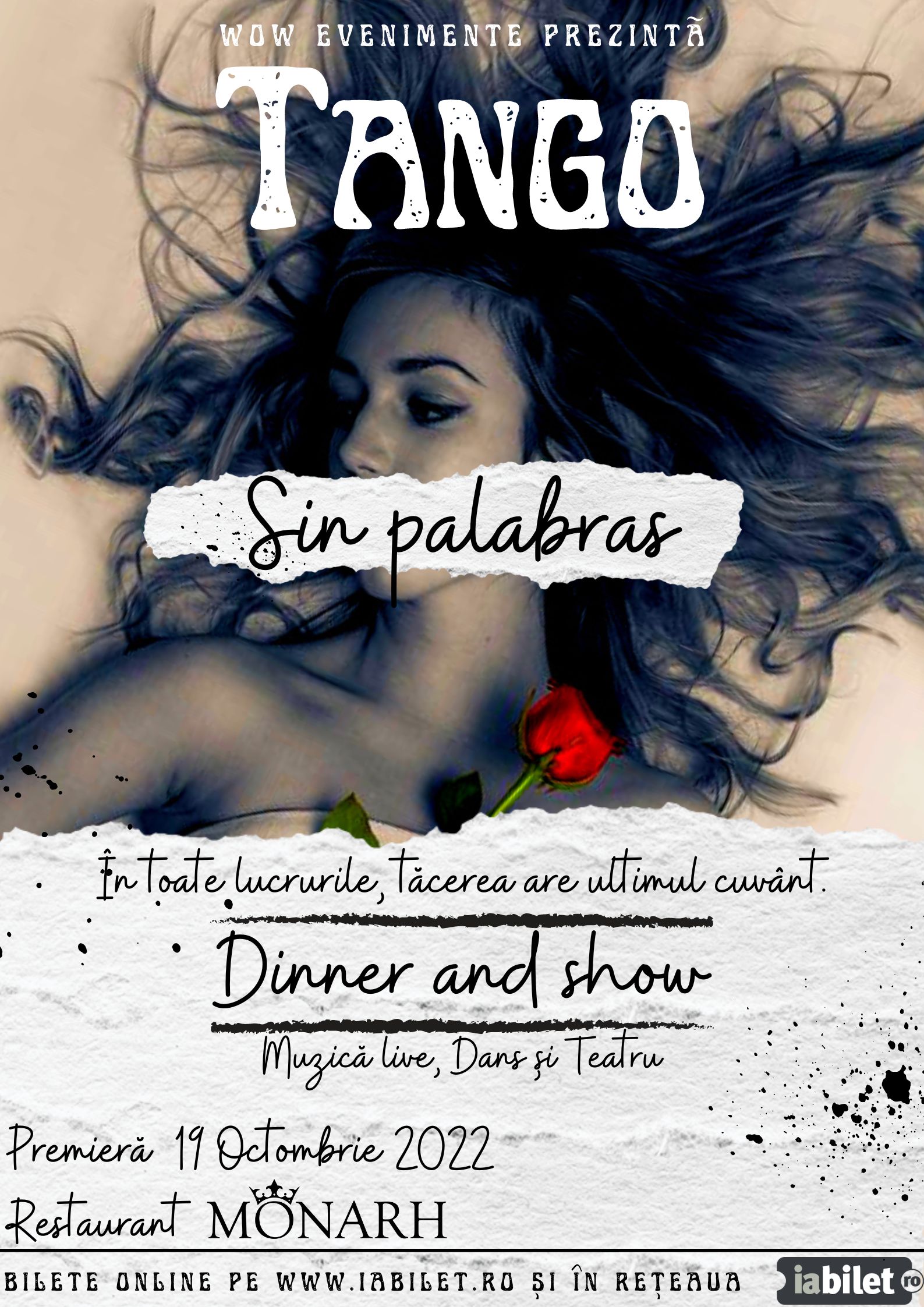 Dinner Show | TANGO sin palabras - WOW Evenimente